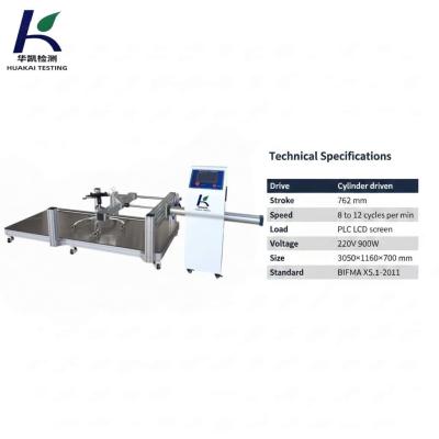 China Table & Chair Caster Travel Wear Durability Testing Machine Office Chair Caster Life Tester Chair Caster Fatigue Testing Machine for sale