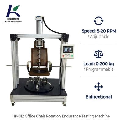 China Professional Office Chair Swivel Durability Tester BIFMA X5.1 Standard for Furniture Certification for sale