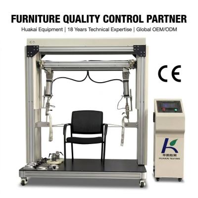 China Factory Price Furniture Testing Machine for Office Chair Armrest Horizontal & Vertical Fatigue Test for sale