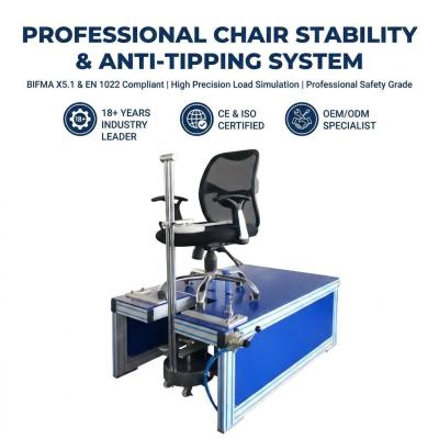 China Chair Stability Testing Machine Professional Chair Tilting and Overturning Tester Furniture Lab Stability Testing Equipment for sale