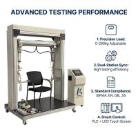 China Economic Single Station Chair Arm Cycle Fatigue Test Machine Furniture Factory Routine Strength Inspection Equipment for sale