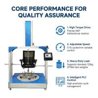 China Office Chair Swivel Durability Testing Machine BIFMA X5.1 EN 1335 Swivel Chair Rotation Tester for sale
