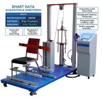 China Furniture Lab Chair Push Back Tester Evaluate Office Chair Backrest & Tilt Mechanism Cycle Life Performance for sale