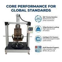 China Factory Price Office Chair Swivel Durability Tester 200kg Capacity Furniture Quality Control Machine for sale