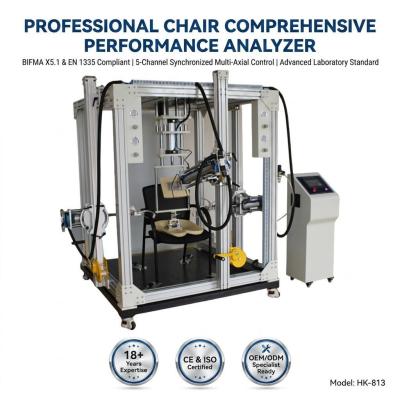 China Swivel Gaming Office Chair Comprehensive Cycle Life Tester Evaluate Seat Back Arm Chair Base Structural Durability for sale