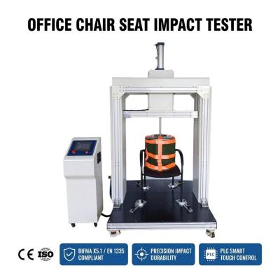 China Furniture Lab Test Instrument Chair Seating Surface Impact Cycle Life Machine for Office Gaming Chair Inspection for sale