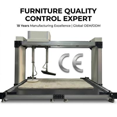 China Factory 3-in-1 Integrated Mattress Performance Tester Roller Fatigue Edge Pressure Softness Test Equipment EN 1957 for sale