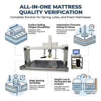 China Factory 3-in-1 Integrated Mattress Performance Tester Roller Fatigue Edge Pressure Softness Test Equipment EN 1957 for sale