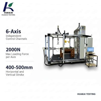 China Professional Desk Integrated Fatigue Testing Machine EN12520 Standard Multi-Channel for Furniture Certification Lab for sale