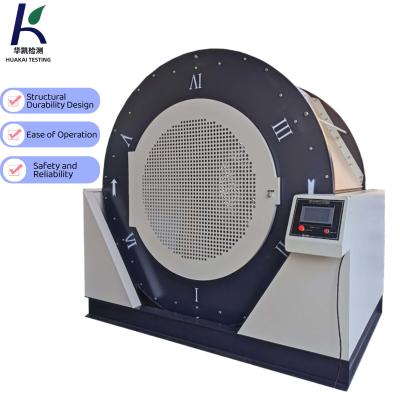 China HUAKAI High Quality Luggage Box Drum Tumbling Tester Rolling Impact Testing Machine for sale