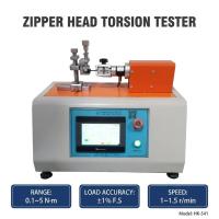 China PLC Touch Screen Zipper Puller Torsion Testing Machine 0.1-5Nm Torque Tester for Nylon Metal Zippers Manufacturer for sale