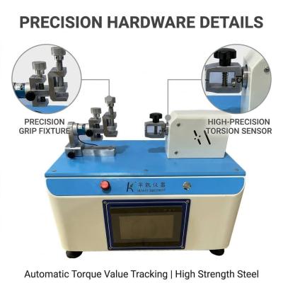 China Zipper Slider Torque Testing Machine 5Nm Torsional Strength Tester for Luggage Garment Lab Equipment QB/T2171 Standard for sale
