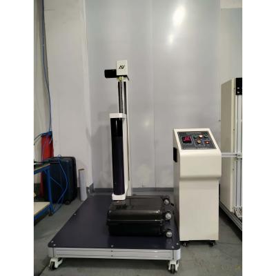 China Luggage & Bag Drop Hammer Impact Testing Machine Impact Resistance Testing Equipment for Molded Luggage and Other Materials for sale