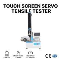 China High Precision Servo Motor Single Column Tensile Testing Machine for Rubber Plastic Textile 50kg 100kg 200kg 500kg for sale