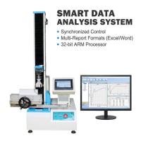 China High Precision Servo Motor Single Column Tensile Testing Machine for Rubber Plastic Textile 50kg 100kg 200kg 500kg for sale
