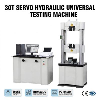 China Double Column Hydraulic Universal Tensile Testing Machine Metal Rebar Tensile Compression Bending Tester for sale