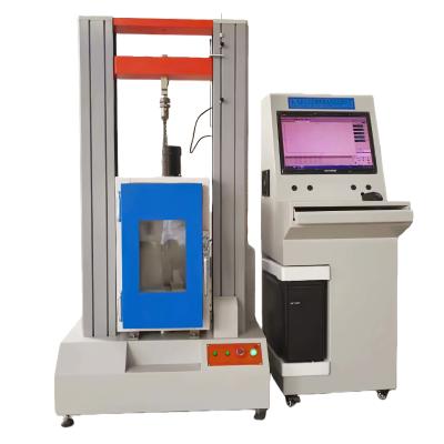 China Computer-controlled Tensile Testing Machine with Environmental Chamber for Plastic, Rubber and Metal Materials for sale