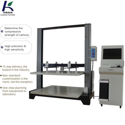 China ISO 12048 ASTM D642 Compliant Carton Box Compression Testing Equipment Corrugated Carton BCT Compressive Strength Tester for sale