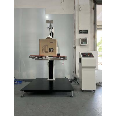 China Corrugated Carton Drop Test Machine Free Fall Packaging Box Tester Double-wing ISTA 1A ASTM D5276 Drop Projectile Impact Tester for sale
