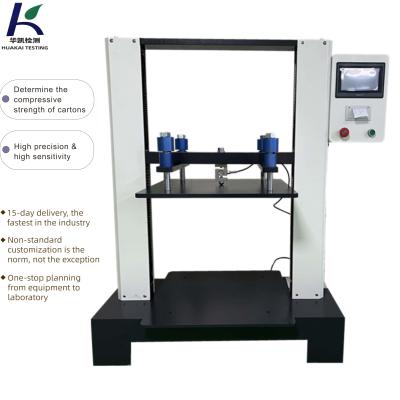 China Intelligent BCT Corrugated Box Burst Compression Testing Equipment BCT Compressive Strength Tester for Paper Tubes and Cartons for sale