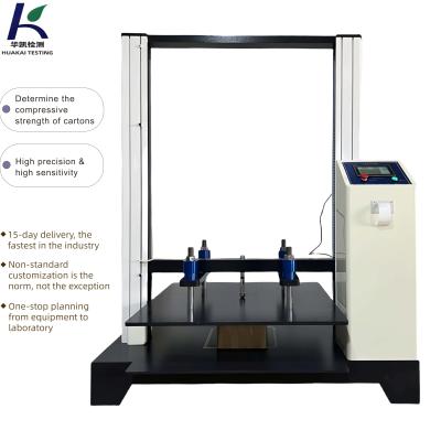China Packaging Container Compressive Strength Tester | Box Compression Tester with Stacking and Fixed Load Functions for sale