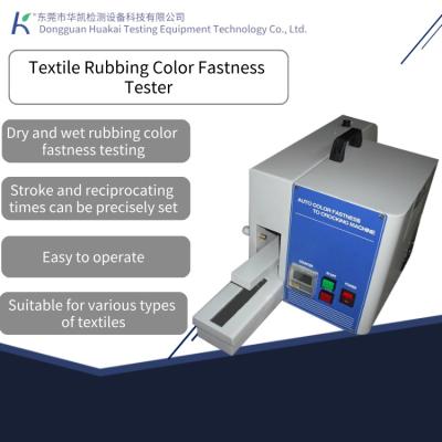 China Textile Color Fastness Tester Abrasion Wear Resistance Testing Machine for Dyed Fabric Leather ISO 105-X12 ASTM D4966 for sale