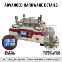 China Programmable Martindale Abrasion Tester ASTM D4966 Martindale Pilling Testing Machine Textile Abrasion Wear Tester Equipment for sale