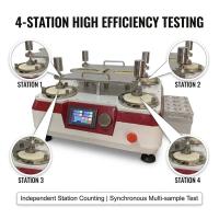China Programmable Martindale Abrasion Tester ASTM D4966 Martindale Pilling Testing Machine Textile Abrasion Wear Tester Equipment for sale