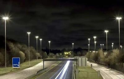 China Hot Dip Galvanized Lighting Poles, Tapered Round Lighting Poles, Powder Coated Black color lighting poles for sale