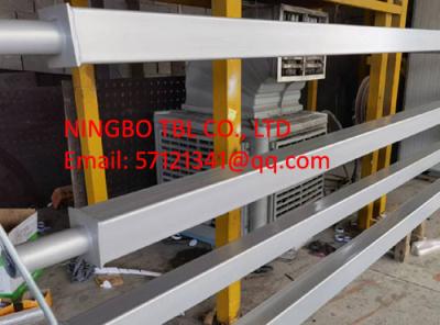 China Dark Bronze Color Square Poles, Black Color Square Poles, Silver Color Square Poles, Hot Dip Galvanzied Square Poles for sale