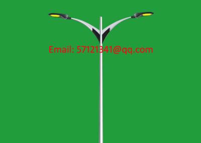 China Double Arms LED Lighting Poles, Double Brackets LED Lighting Columns, Single Arm LED Lighting Poles for sale