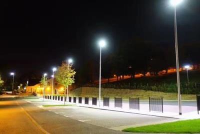 China Round Steel Poles, Round Steel Monopoles, Round Steel Swaged Poles, Round Steel Stepped Poles, Stepped Lighting Poles for sale