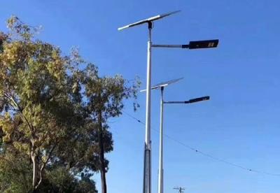 China Middle Hinged Solar Lighting Poles, Collapsible LED Solar Lighting Poles, See-Saw Solar Poles, LED Hinged Lighting Poles for sale