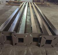 China 4 inch square poles, parking lot poles, light poles, metal poles, metal columns for sale