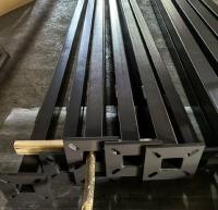 China 5 inch square poles, parking lot poles, light poles, metal poles, metal columns for sale