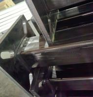 China 6 inch square poles, parking lot poles, light poles, metal poles, metal columns for sale