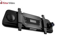 China 128GB Wide Angle Rear View Mirror Dash Cams MStar MJPEG For Car for sale