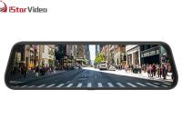 China 128GB Wide Angle Rear View Mirror Dash Cams MStar MJPEG For Car for sale