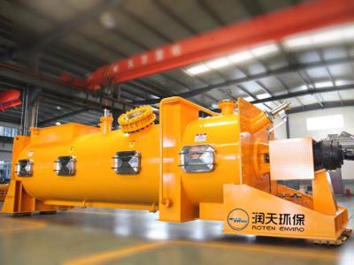 China RHHQ10 Anti-Winding Solid Waste Mixer Machine 10 m³ Capacity 1600 mm Diameter Hydraulic Drive for sale
