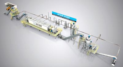 China 380V Waste Lithium Battery Recycling System - CE & ISO Certified Electric Recycling Machine with Large Capacity Processing for sale