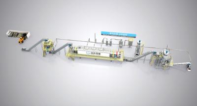 China CE Certified 380V Lead Acid Battery Recycling System with Low Noise Operation and Large Processing Capacity for sale