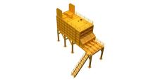 China Cuboid Sludge Storage Tank 10-300m³ Capacity with Corrosion Resistance and Agitator System for sale