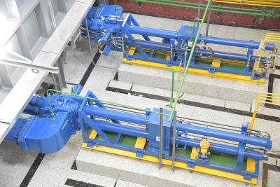 China RPZ40 Two Cylinder Hydraulic Solid Waste Pump 40m³/h Capacity 350 Bar Pressure for sale