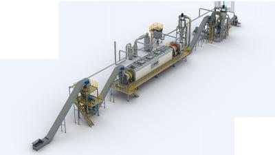 China Waste Tire Recycling System - 500 Tires/Hour Capacity, Automatic Processing with ISO & CE Certification for sale