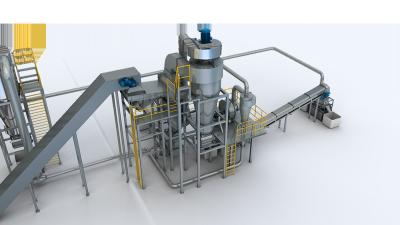 China ISO Certified Automatic Waste Tire Recycling System with Customizable Power & 1-Year Warranty for sale