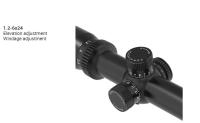 China 1-6X24 Night Vision Crossbow Scope Waterproof Outdoor Hunting Riflescope for sale