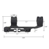 China Quick Detachable Scope Rings And Mounts Dual Rings 1inch 30mm for sale