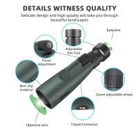 China Portable Telephoto Lens For Smartphone 10-30x50 BAK4 Roof Nature View for sale