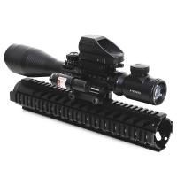 China 4x-16x50mm Hunting Rifle Scopes Matte Black Illuminated Tactical Scopes COMB01 for sale
