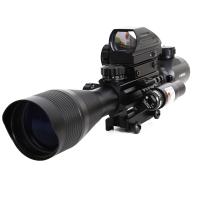China 4x-16x50mm Hunting Rifle Scopes Matte Black Illuminated Tactical Scopes COMB01 for sale